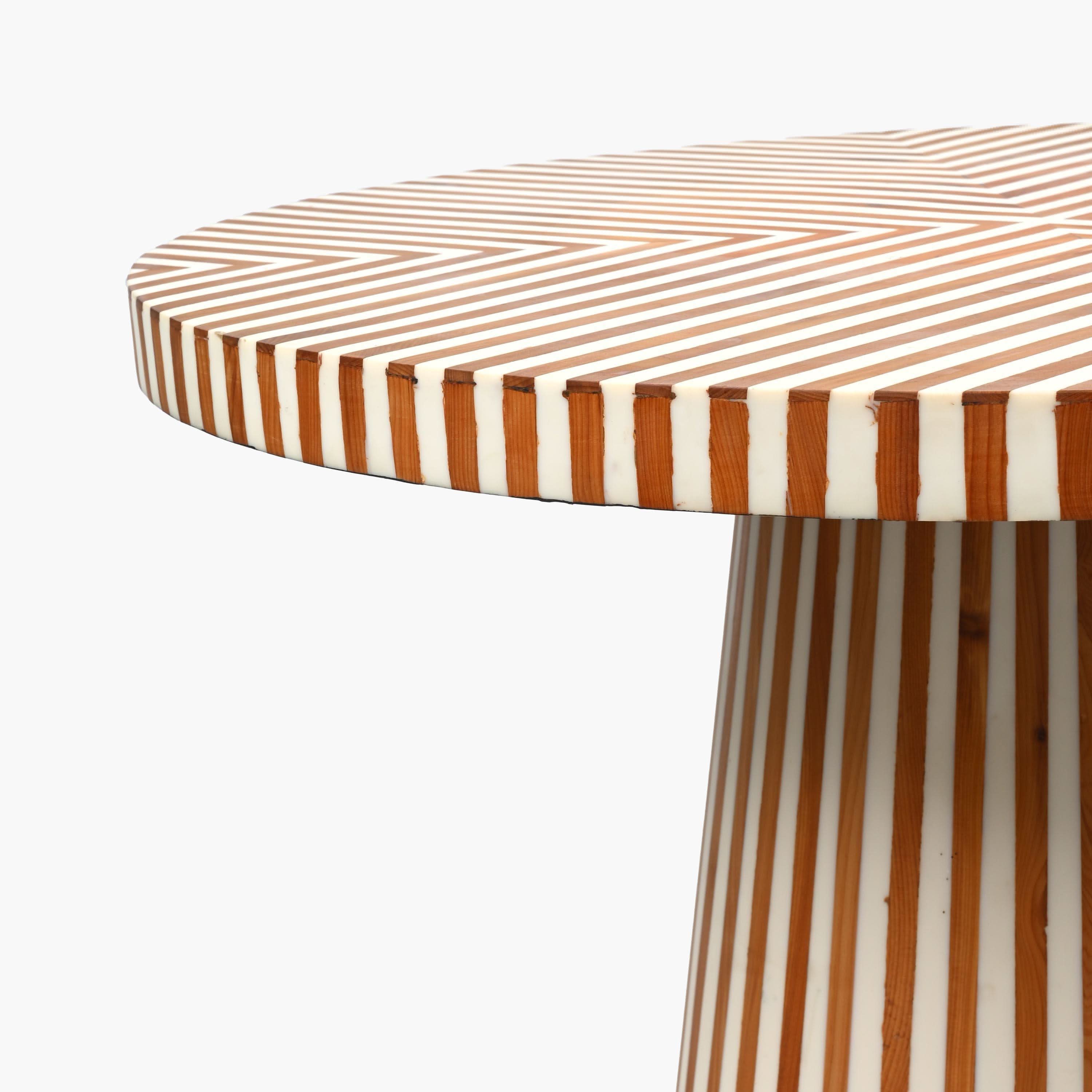 Exquisite Handcrafted Wooden Side Table from Marrakesh – Moroccan ...